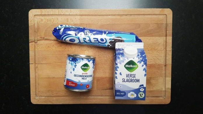 Oreo ijs met 3 Ingredienten - Nolynskitchen.com